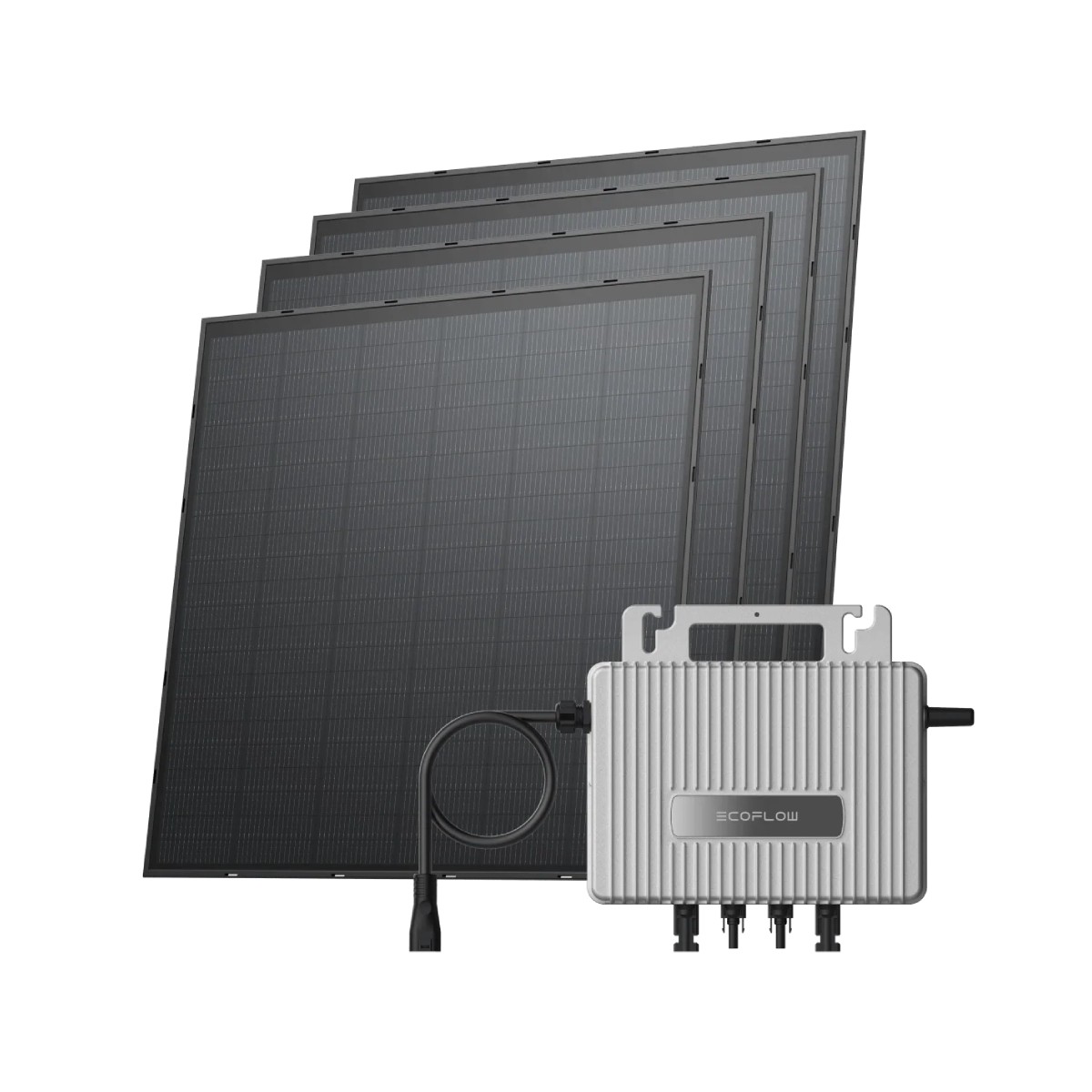 EcoFlow STREAM 800W Microinverter + 4x 250W Solar Panel