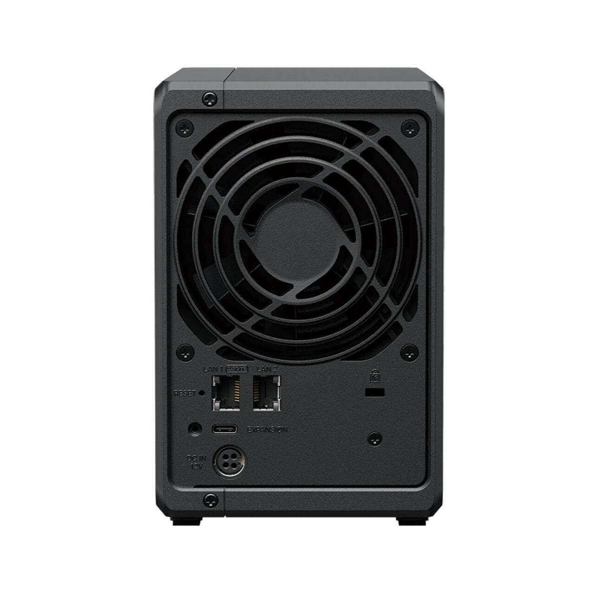 NAS Synology DiskStation DS725+ AMD Ryzen R1600 4GB RAM 2 Baías Preto