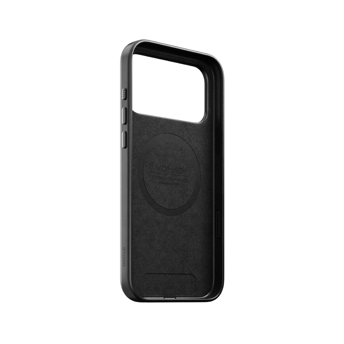 Capa Nomad Couro Tradicional Horween iPhone 17 Pro Max Preto