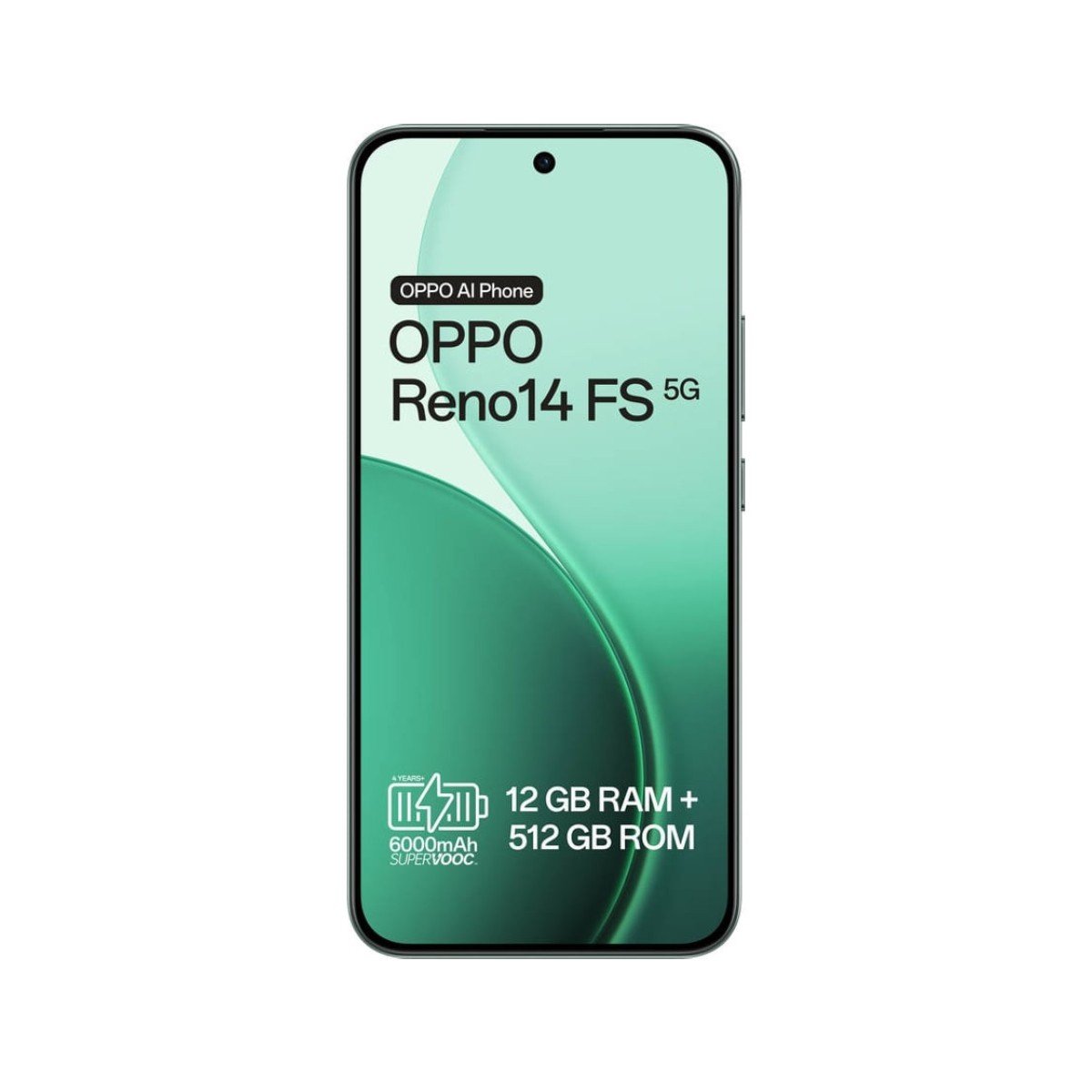 Oppo Reno14 FS 5G 512GB/12GB Dual SIM Verde
