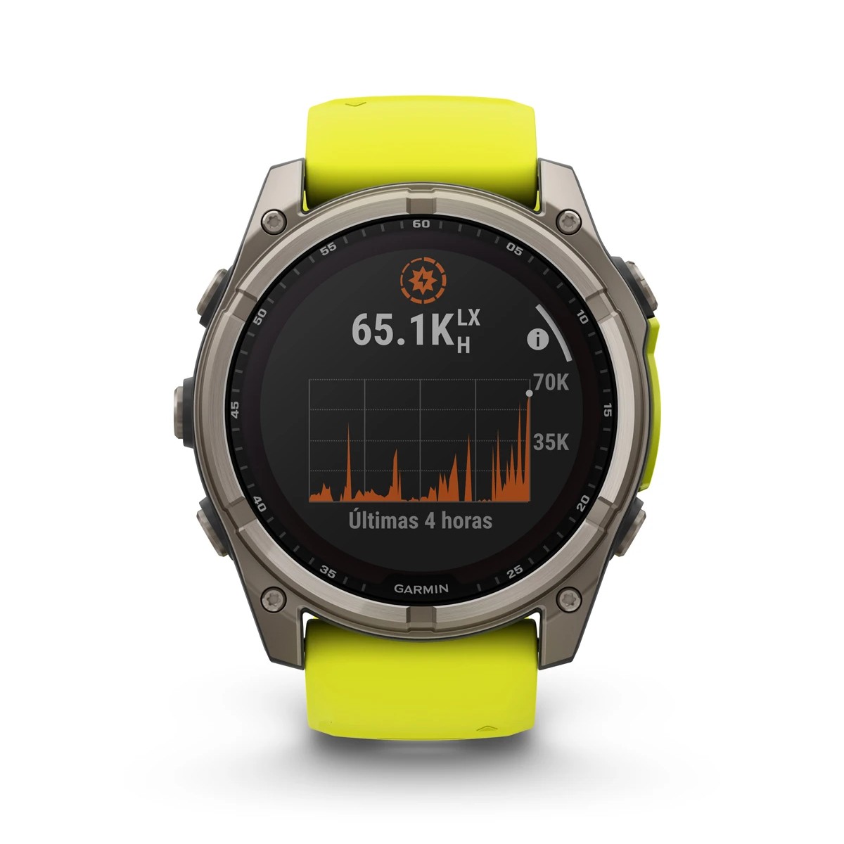 Smartwatch Garmin Fenix 8 Solar Sapphire GPS 51mm Amarelo