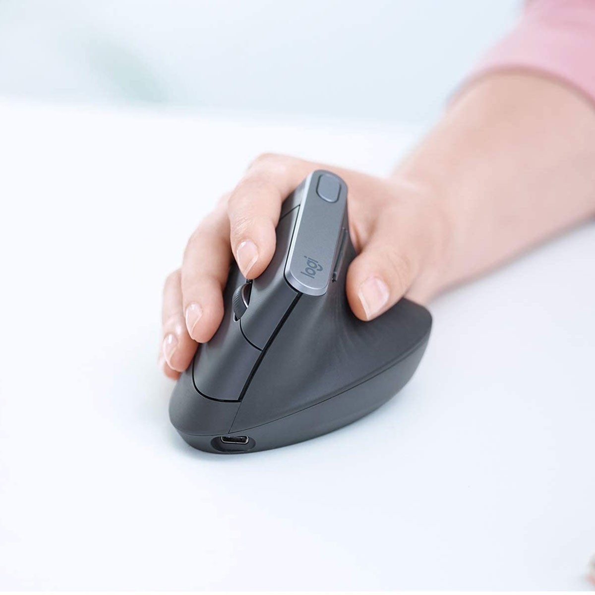 Rato Óptico Logitech MX Vertical Advanced Ergonomic Wireless 4000DPI ...