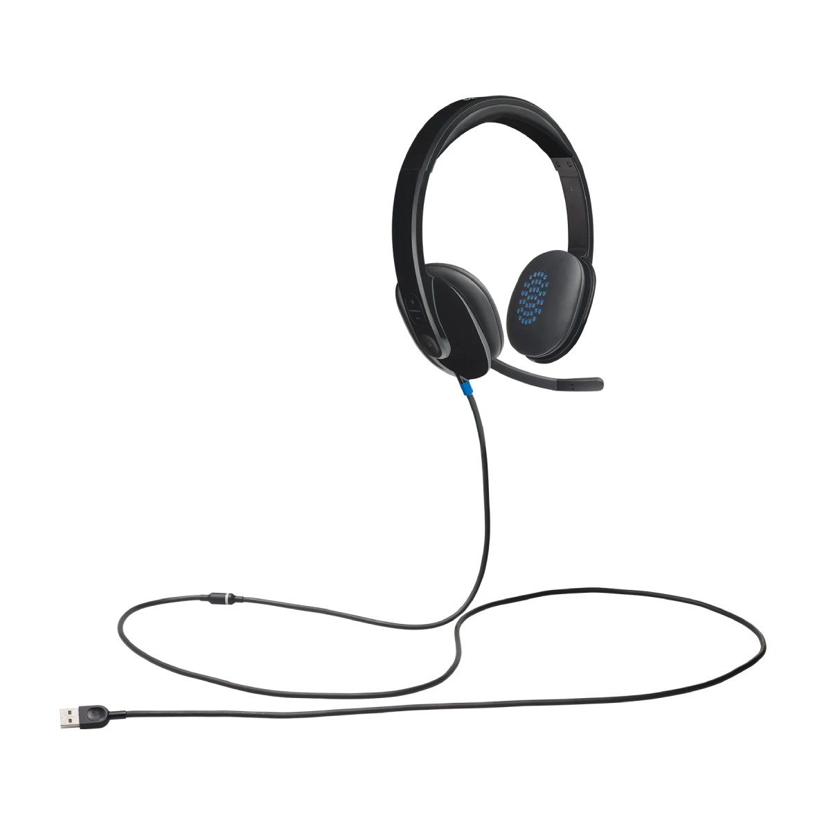 Headset Logitech H540 USB Preto
