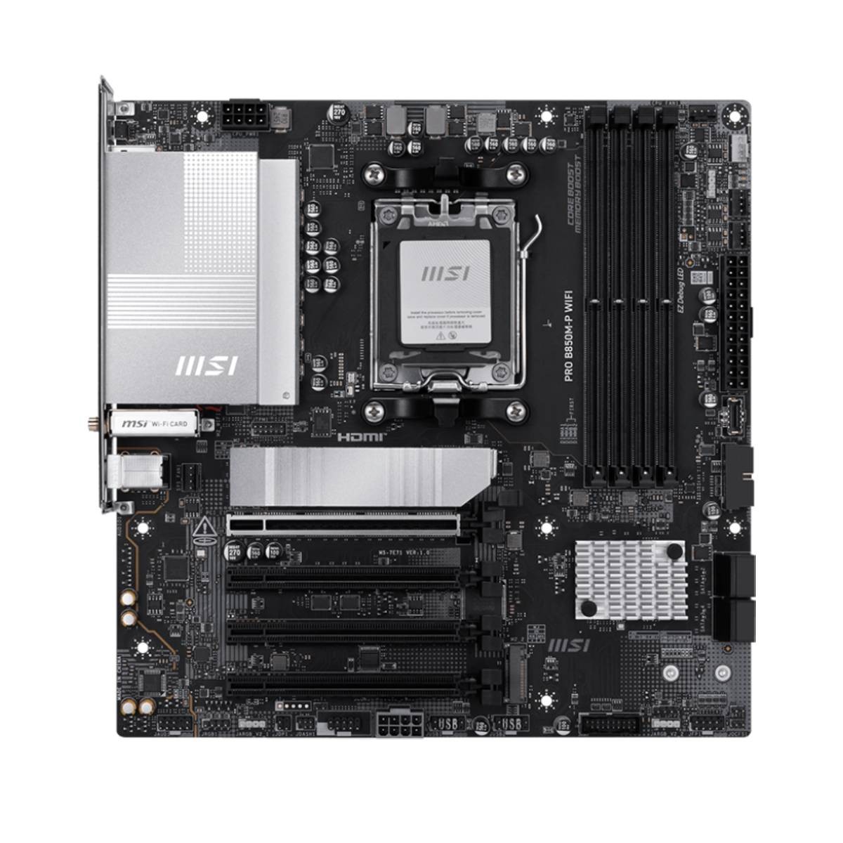 Motherboard ATX MSI PRO B850M-P WIFI AM5 4XDDR5
