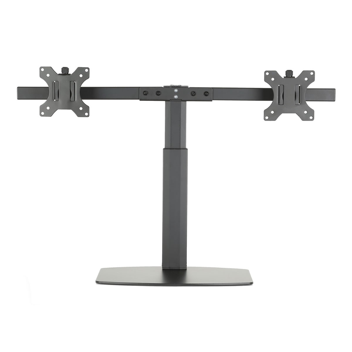 Dual Monitor Support Ewent EW1538 13" - 27" c/Base e Elevação Black