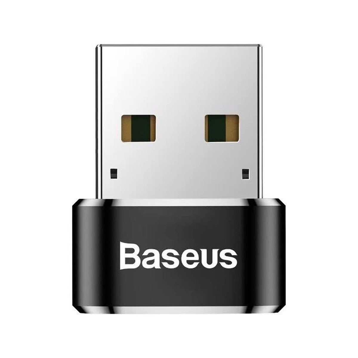 Adaptador Baseus USB-C para USB-A 3A Preto