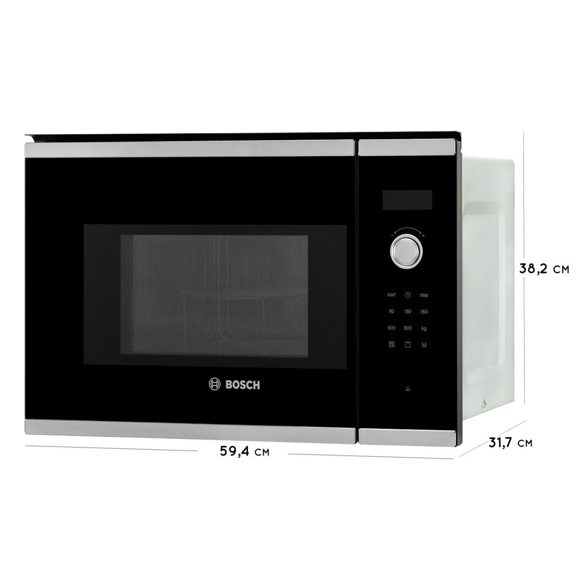 Micro-ondas de Encastre Bosch BEL523MS0 800W 20L Preto