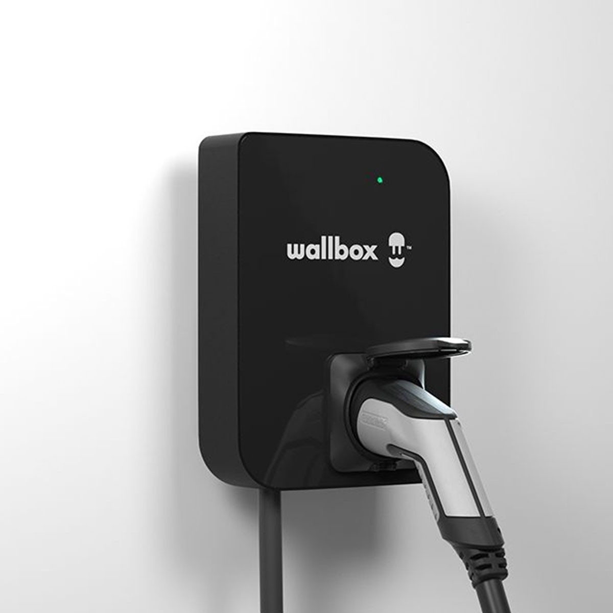 Cargador Wallbox Copper SB Tipo 2 22kW 32A 5m Negro