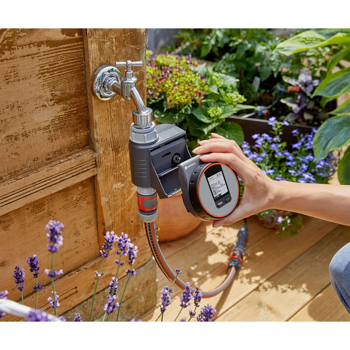 Programador de Rega Gardena Flex Preto