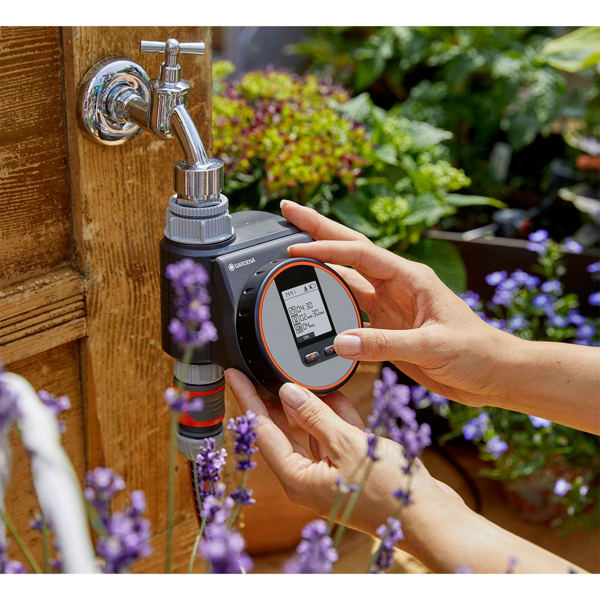 Programador de Rega Gardena Flex Preto